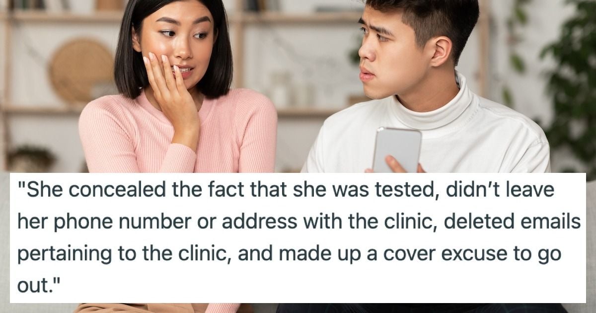 'I discovered my wife got an STD test after a business trip, and then ...
