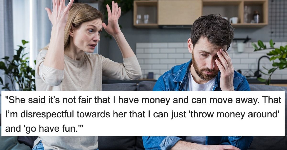 'My wife wants a divorce but is angry that I’m moving out. AITA ...