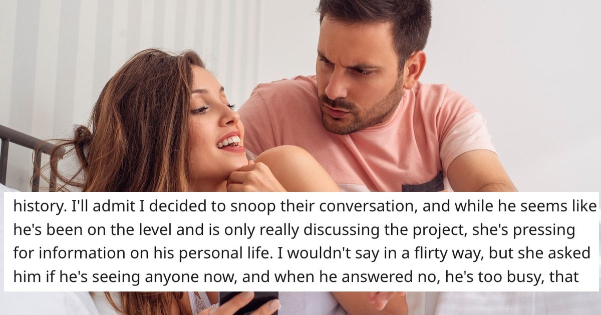 'My wife's ex wants to collaborate on a work project with her and I'm ...