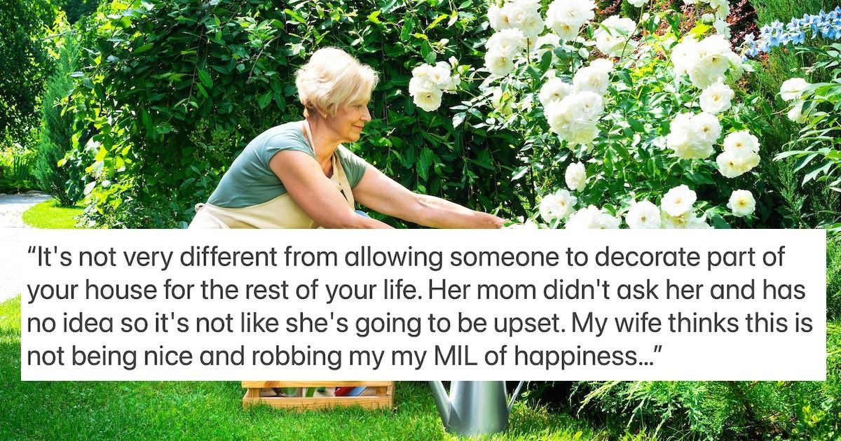 Aita For Not Wanting To Give My Mil A Garden In My Backyard Thats