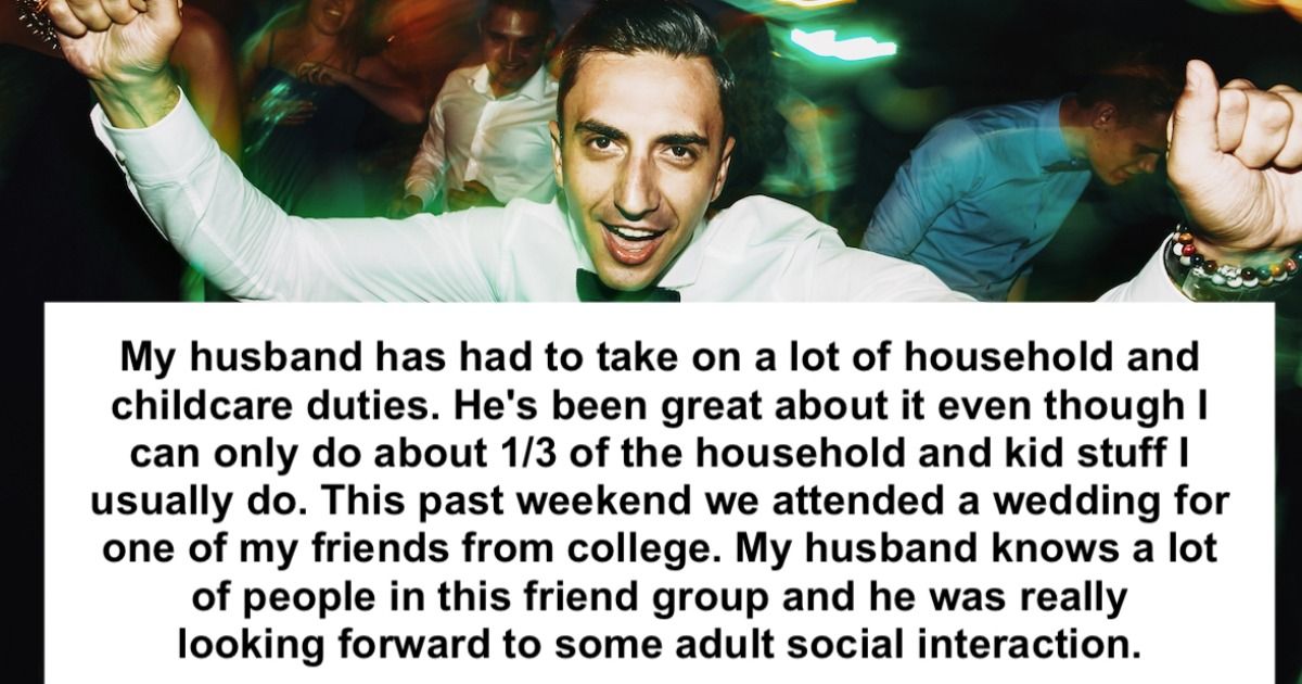 Pregnant mom makes husband leave wedding early because of nausea, falls ...