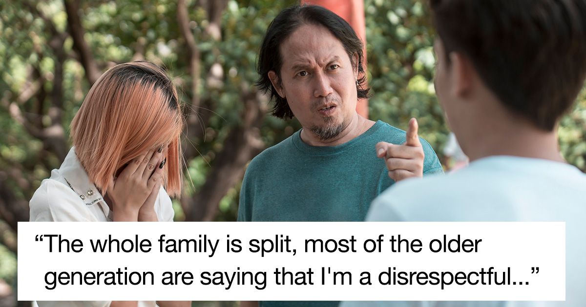 Son calls dad 'pathetic loser' in front of family to defend sister ...