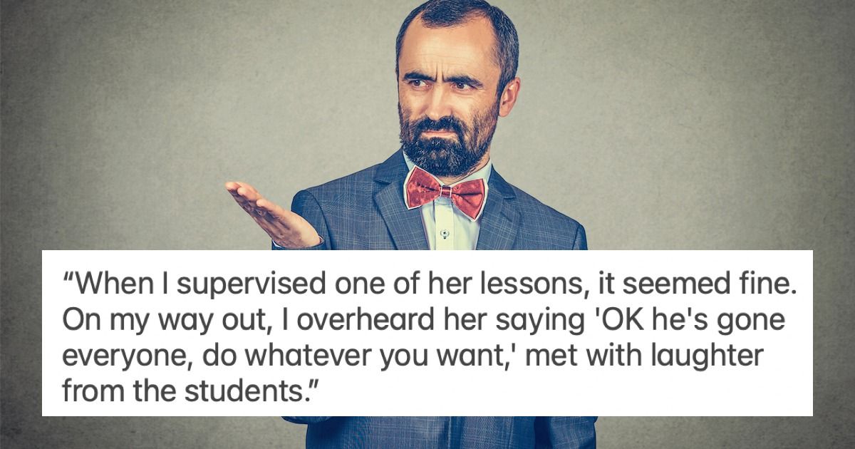 Teacher tells summer school students their "horrible" teacher is the ...