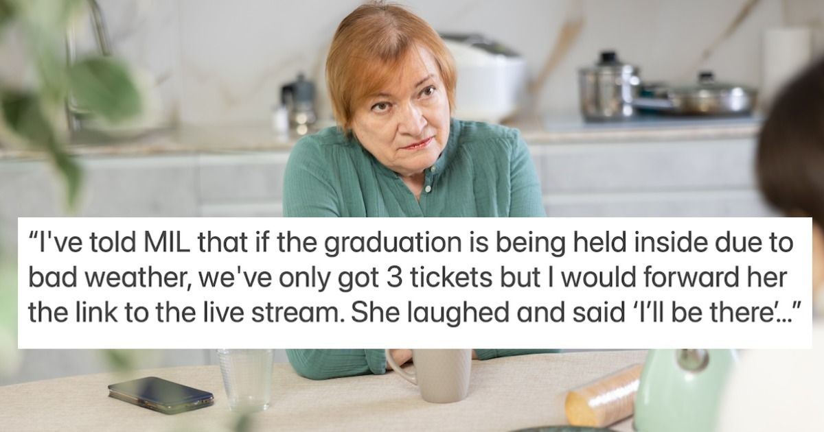 'AITA for telling my MIL she cannot attend our daughter's graduation ...