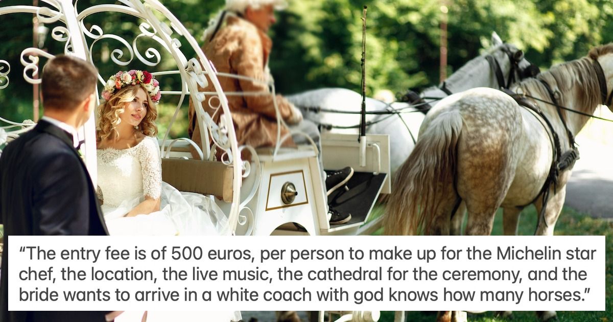 Best man backs out of wedding after learning guests must pay huge cover ...