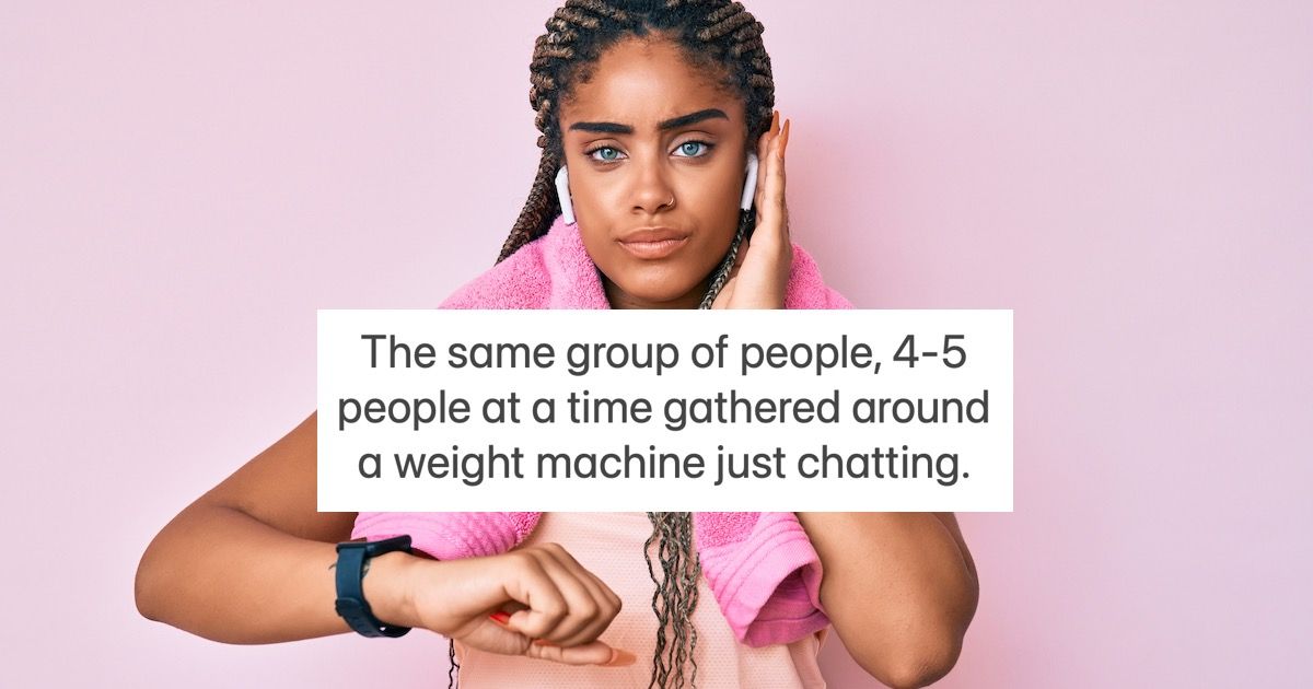 Woman Wants To Boot Old Man Off Gym Machine He Often Hogs Because Of The Principle