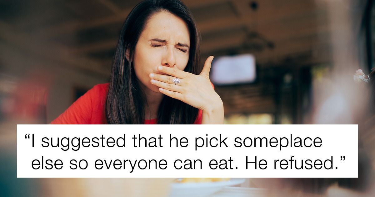 Wife skips husband's celebration dinner; he says, 'get over your picky ...