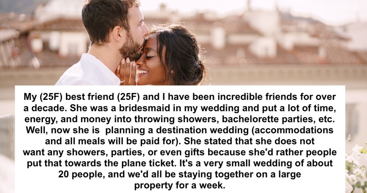 Woman tells BFF she won't make destination wedding even after bride ... Woman tells BFF she won't make destination wedding even after bride ...