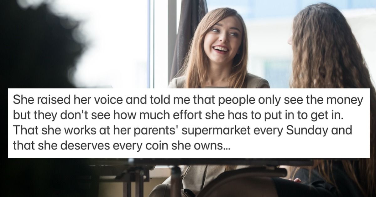 Woman calls out rich classmate, 'not everyone has it financially as ...