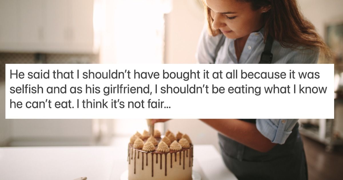 Woman called 'disrespectful' for eating peanut butter cake with an ...