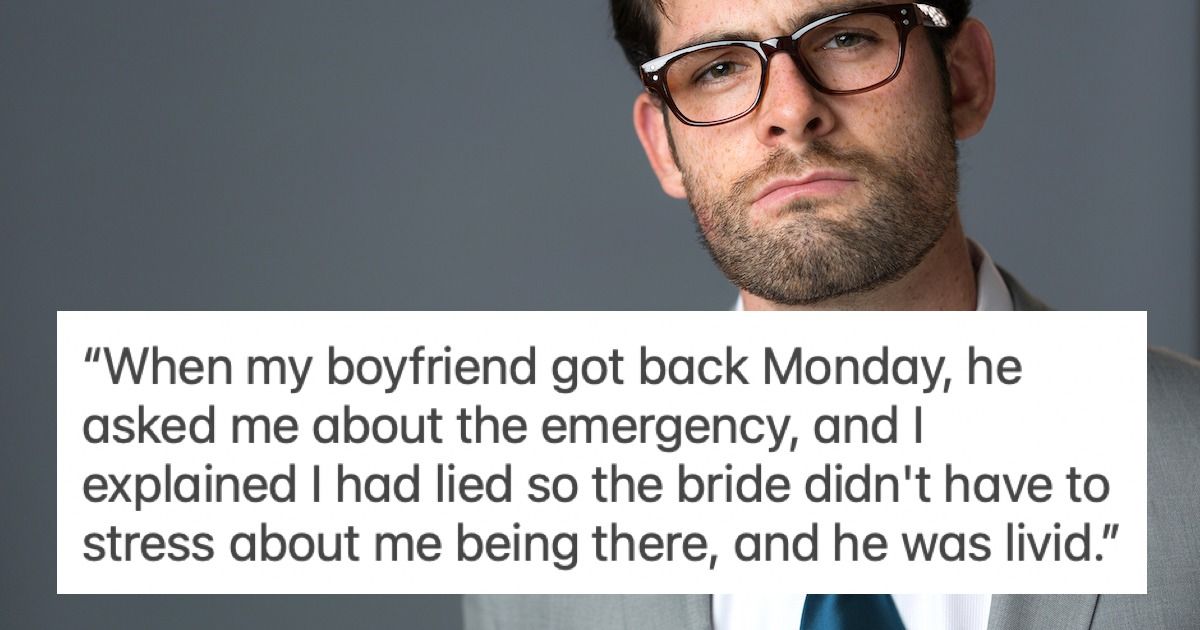 Woman ditches BF at wedding when she learns she is replacement 'plus ...