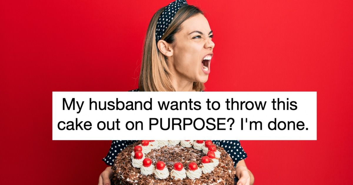 Woman Leaves Stepdaughters Bday After Hubby Throws Out The Cake She