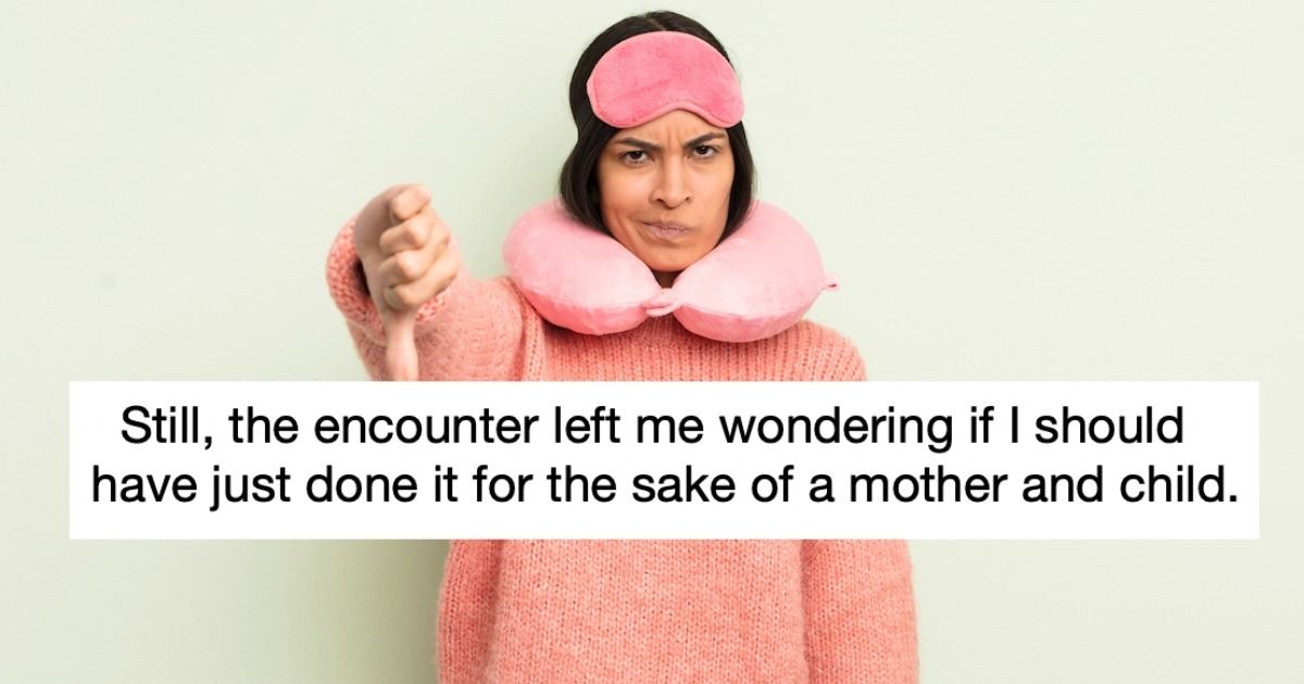 Woman refuses to give up first class seat for mother and 'difficult ...