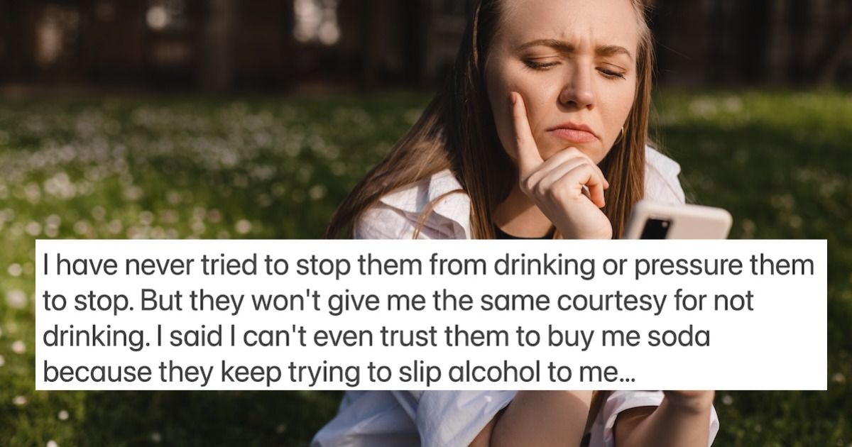 Woman says 'no' to nights out with family, 'they keep pressuring me to ...