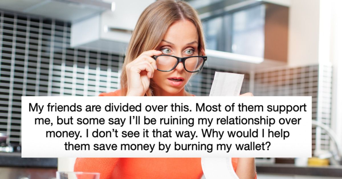 'AITA for ignoring my boyfriend when he asked me to split the check ...