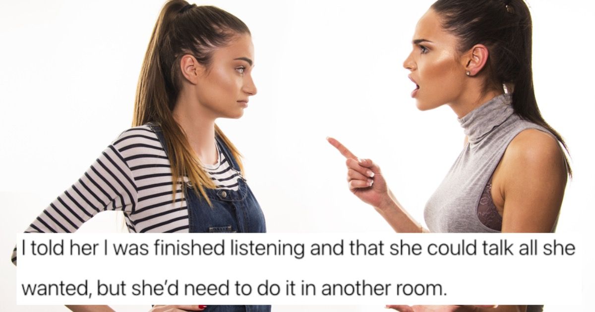 Woman tells sister with Ph.D. 'stop talking about work'; sister says ...