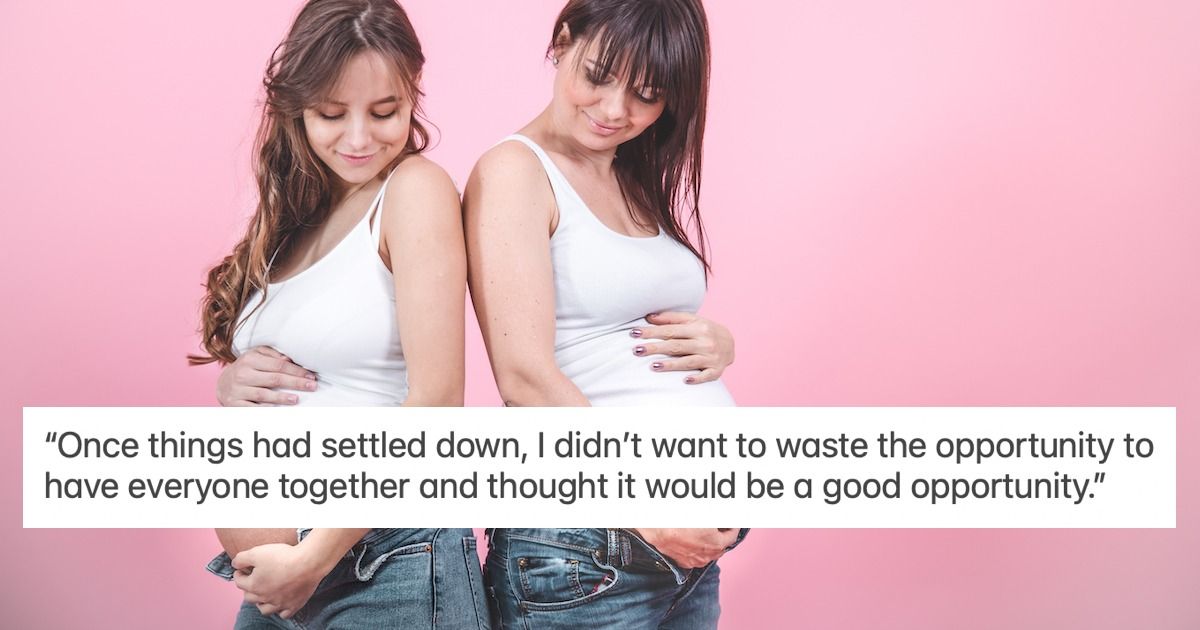 Woman Flies Cross Country To Undercut Sisters Pregnancy Announcement Aita Someecards Pregnancy