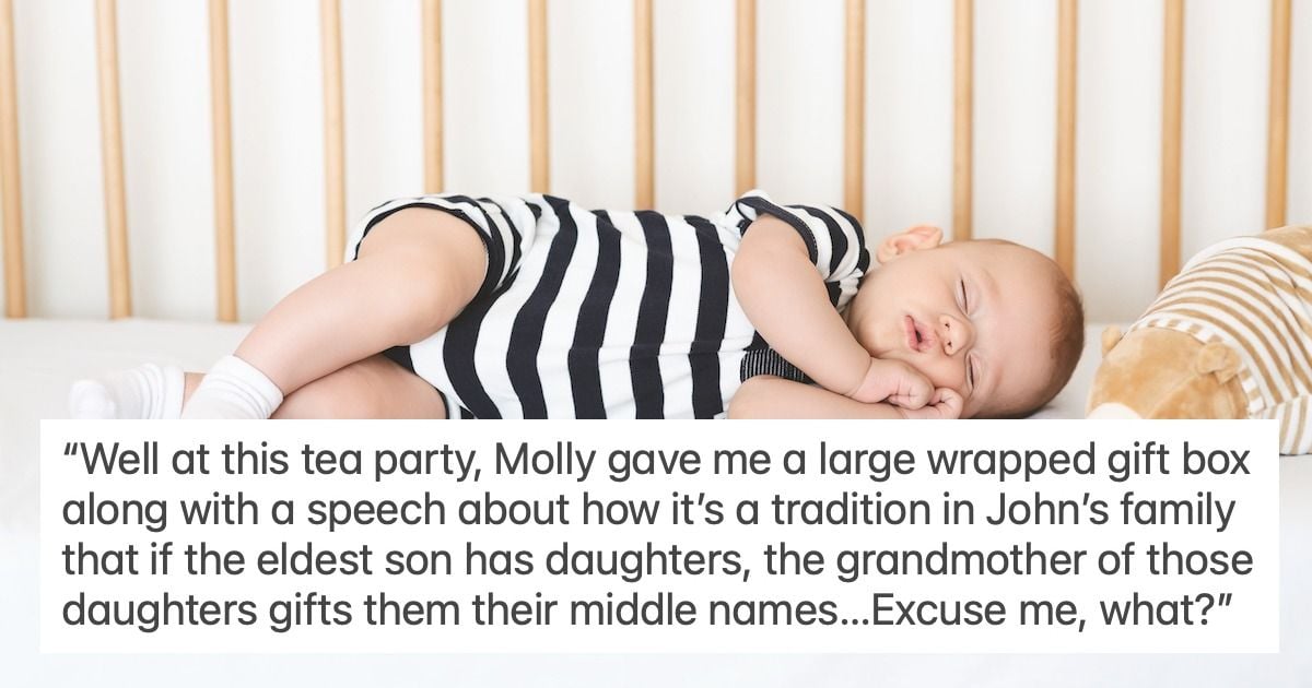 Woman spurns family tradition by refusing to give baby MIL's middle ...
