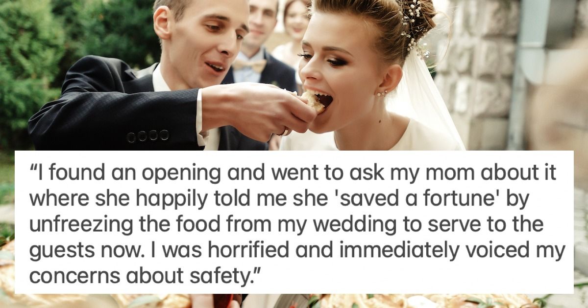 Woman finds out mom served 8mo leftovers at sister's wedding. AITA? UPDATED | Someecards Weddings