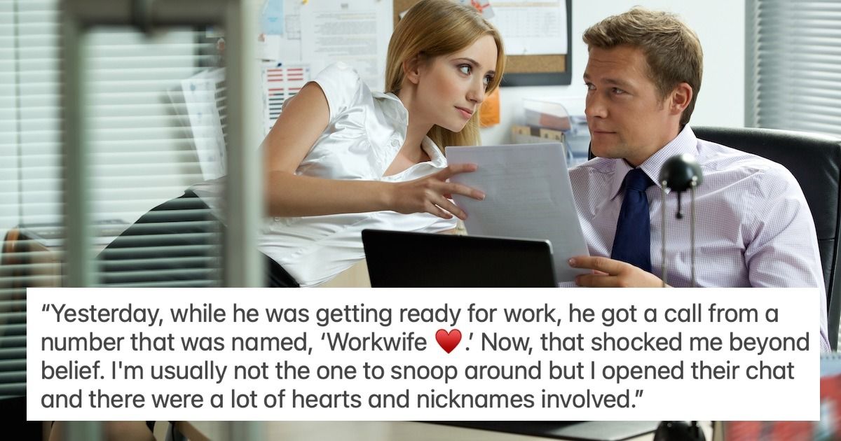 Wife kicks out husband over his 'sketchy' relationship with his 'work ...