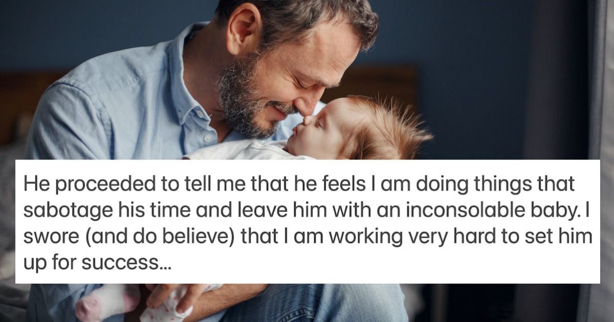 Working parent asks 'AITA for leaving my husband with a fussy baby ...