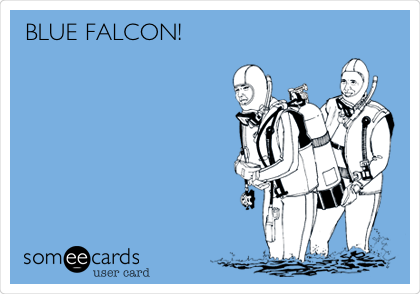 BLUE FALCON! | Friendship Ecard