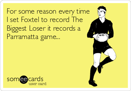 For some reason every time I set Foxtel to record The Biggest Loser it ...