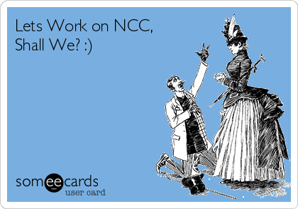 Lets Work on NCC, Shall We? :) | Workplace Ecard